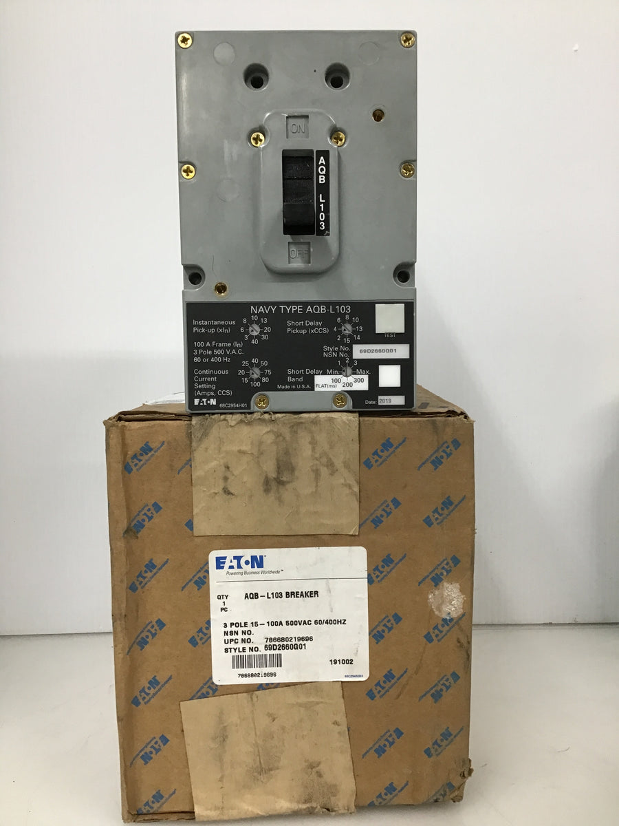 Circuit Breaker Navy AQB-L103 Eaton – AA Electric Surplus