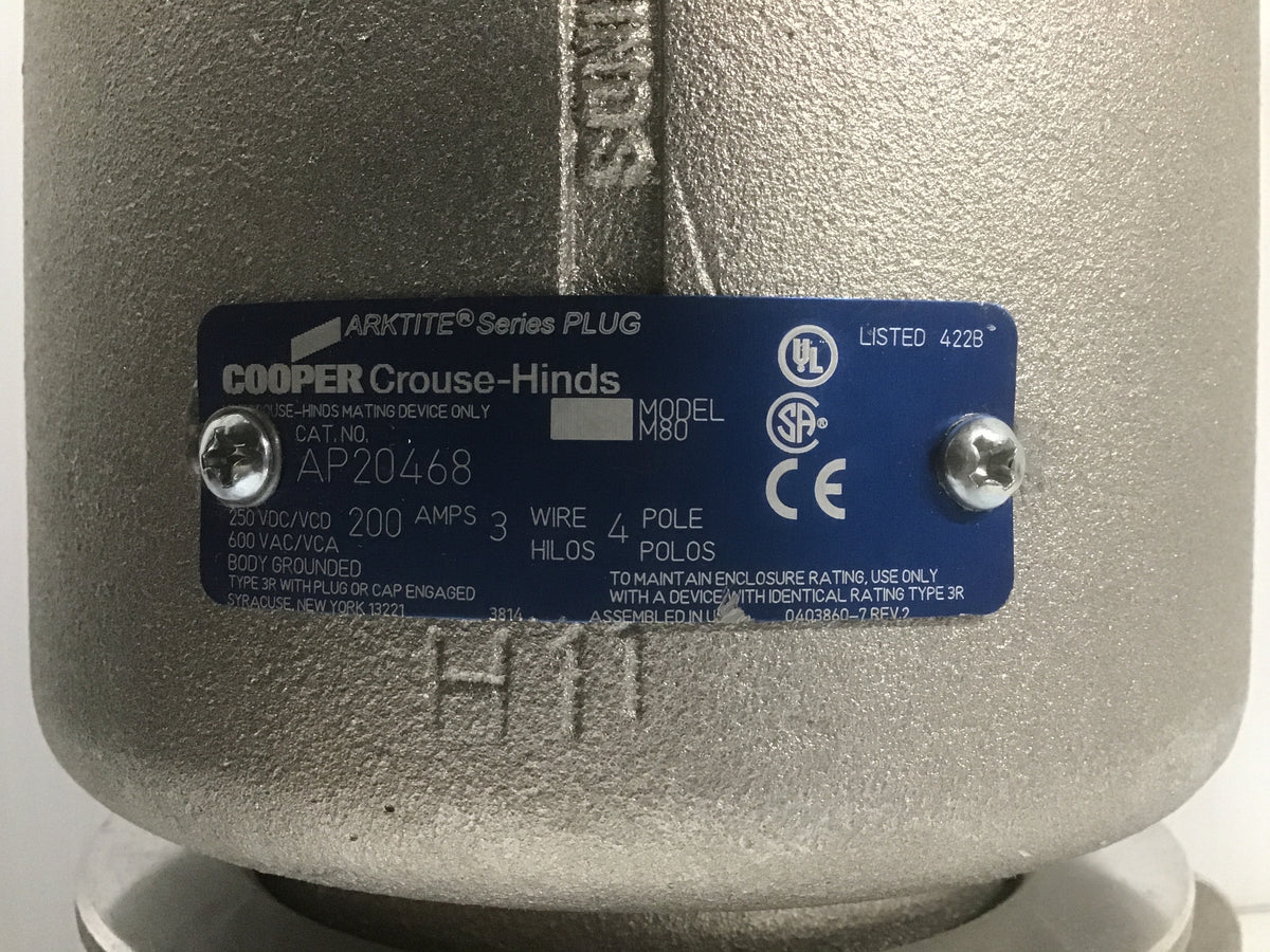 Pin & Sleeve Plug Crouse Hinds AP20468 – AA Electric Surplus